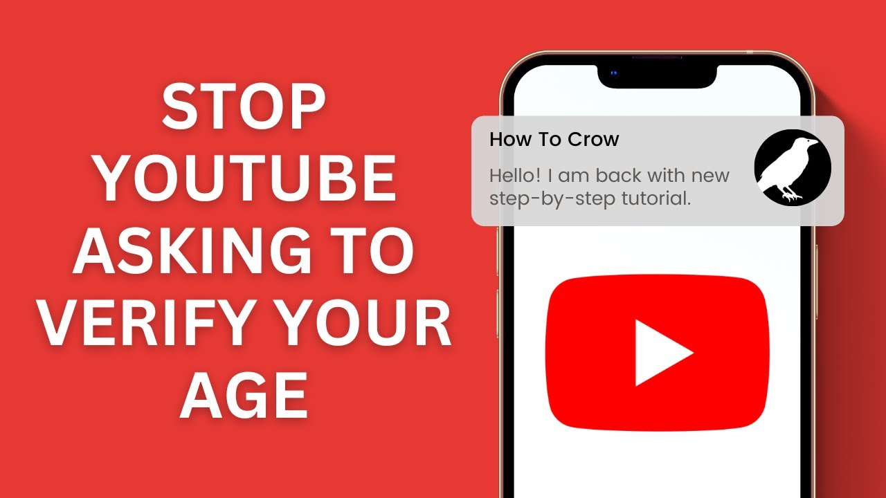 How to Stop YouTube Asking to Verify your Age - YouTube