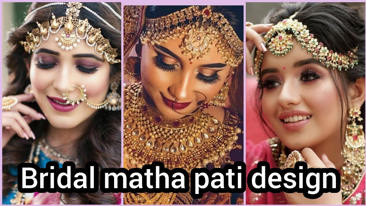 matha pati design/ bridal matha pati/dulhan matha pati/ # ...