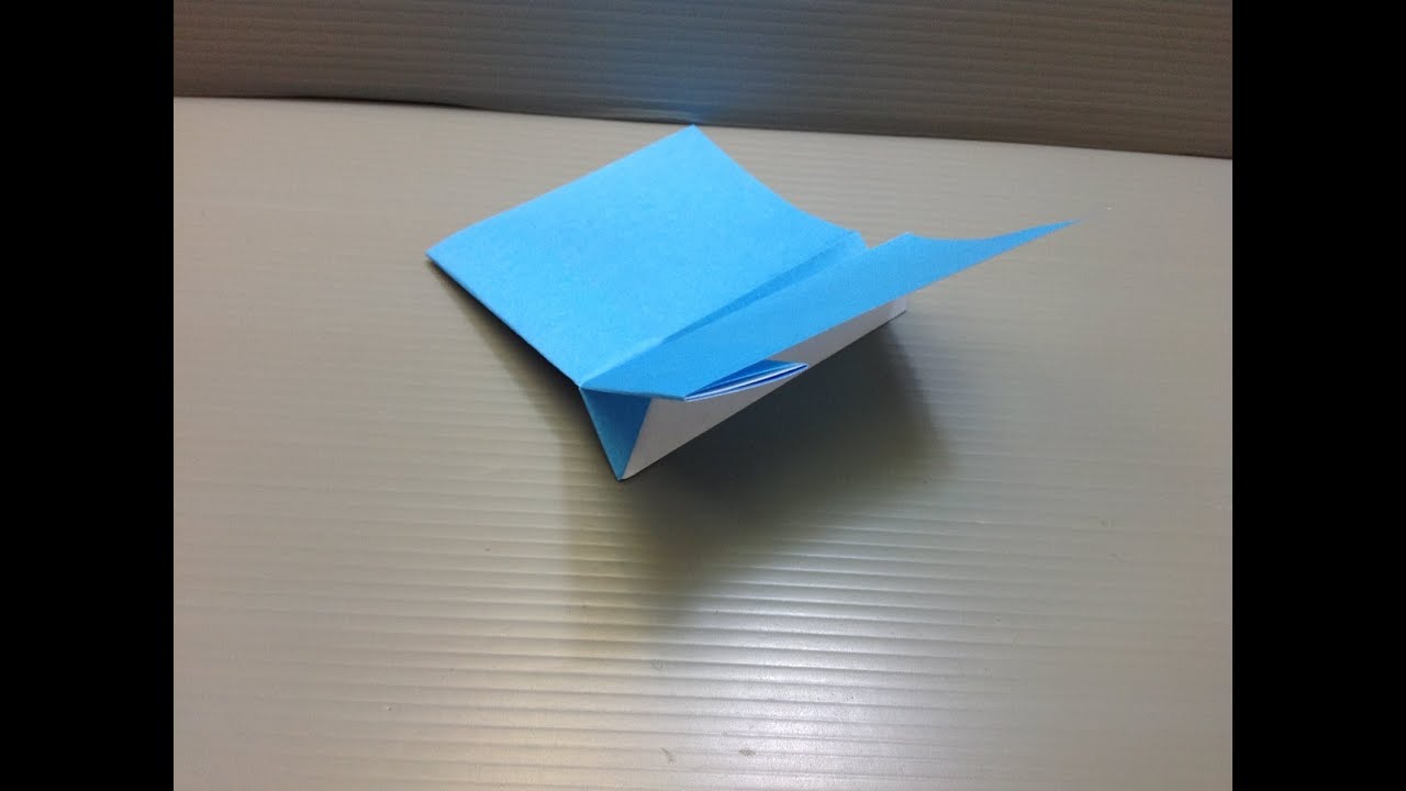 Paper Airplane Origami - Traditional Origami Jet Plane Ver. 4 - YouTube