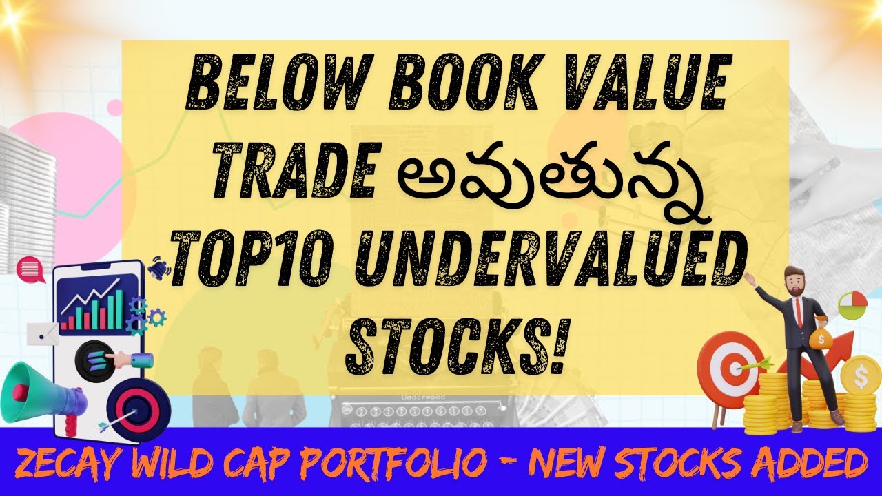 Top 10 undervalued stocks trading below book value! - YouTube