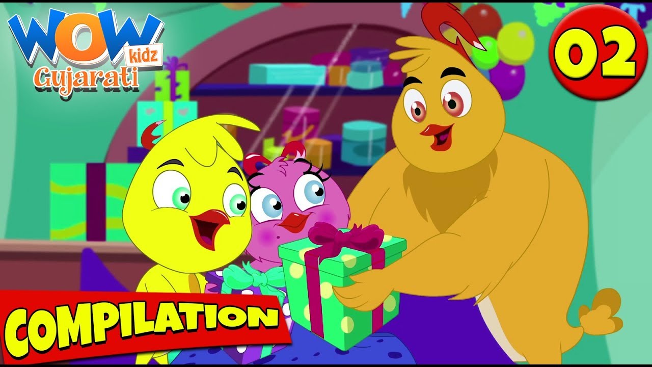 Eena Meena Deeka | Gujarati Cartoon | Compilation 02 | Bal Varta ...