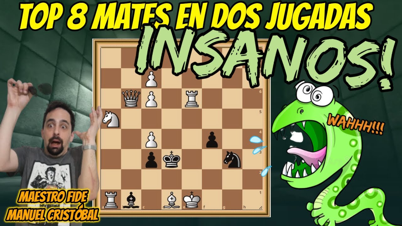 TOP 8 🔥 MATE EN DOS | Problemas de Ajedrez | Ejercicios INSANOS - YouTube