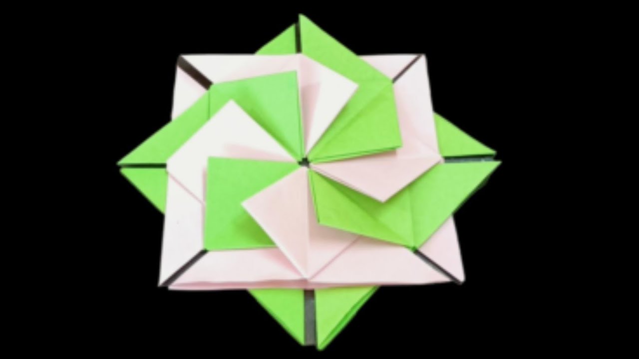 How to make origami Diwali Mandala Art - Origami Mandala tutorial - YouTube