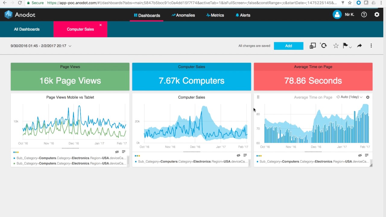 Create alert from tile - YouTube
