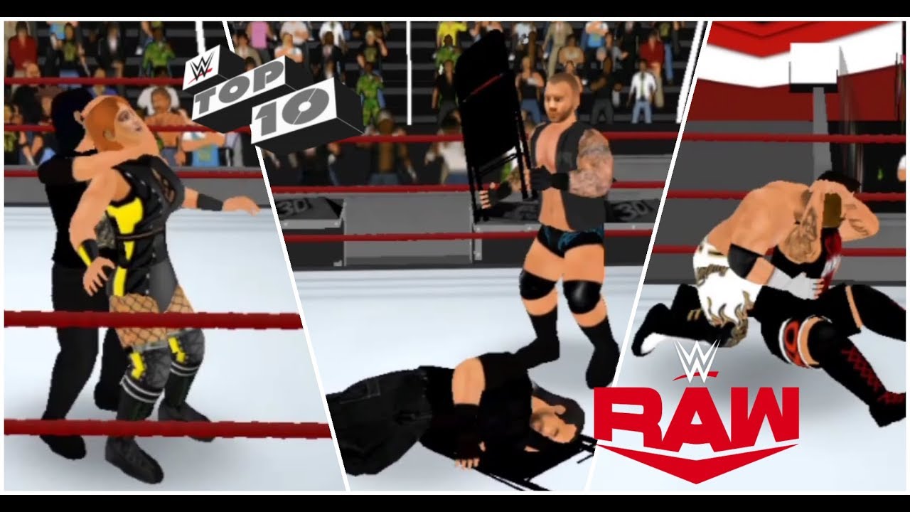Wr3d 2k20-Raw top 10 moments(February 10,2020) - YouTube