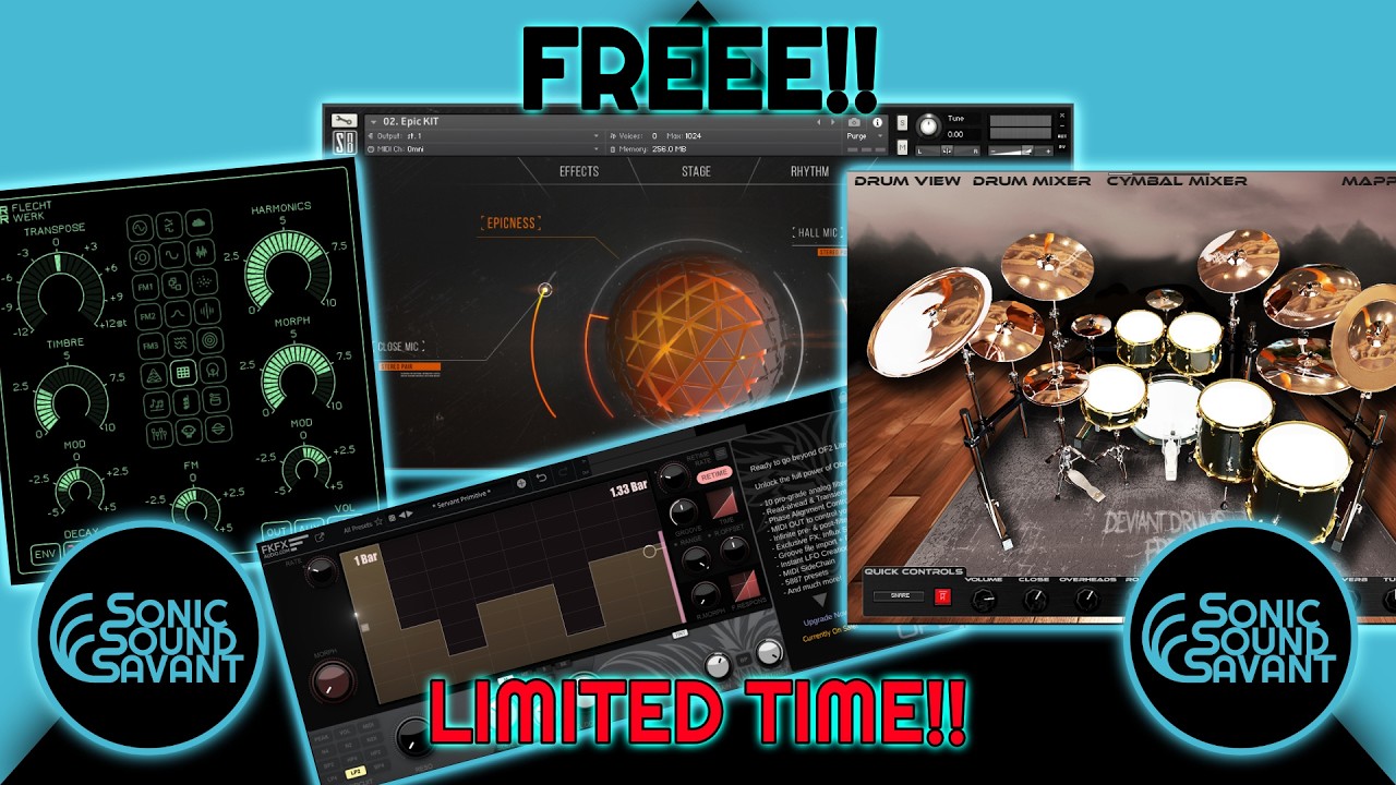 4 great free plugins and instrument libraries to grab! 2 great deals ...
