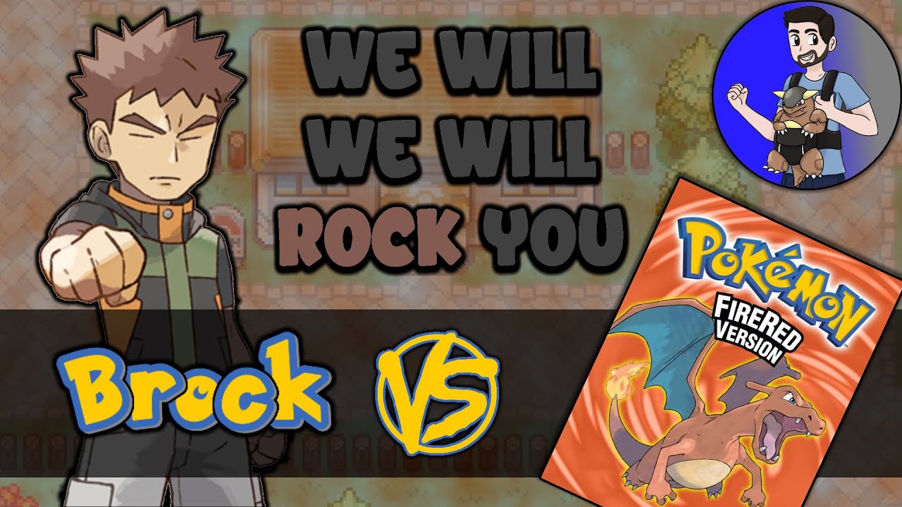 Brock Vs Pokemon Fire Red | Gym Leader Challenge | Episode 1 - YouTube
