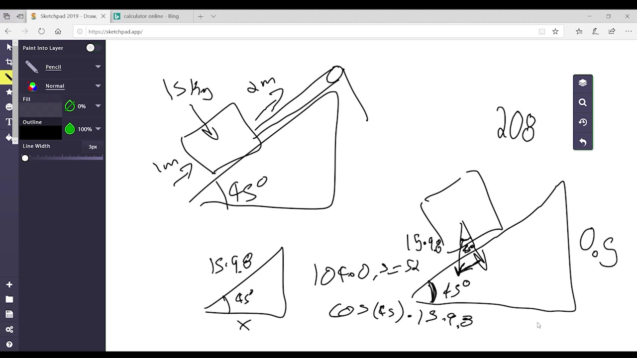 Forces Practice Problem #2 - YouTube