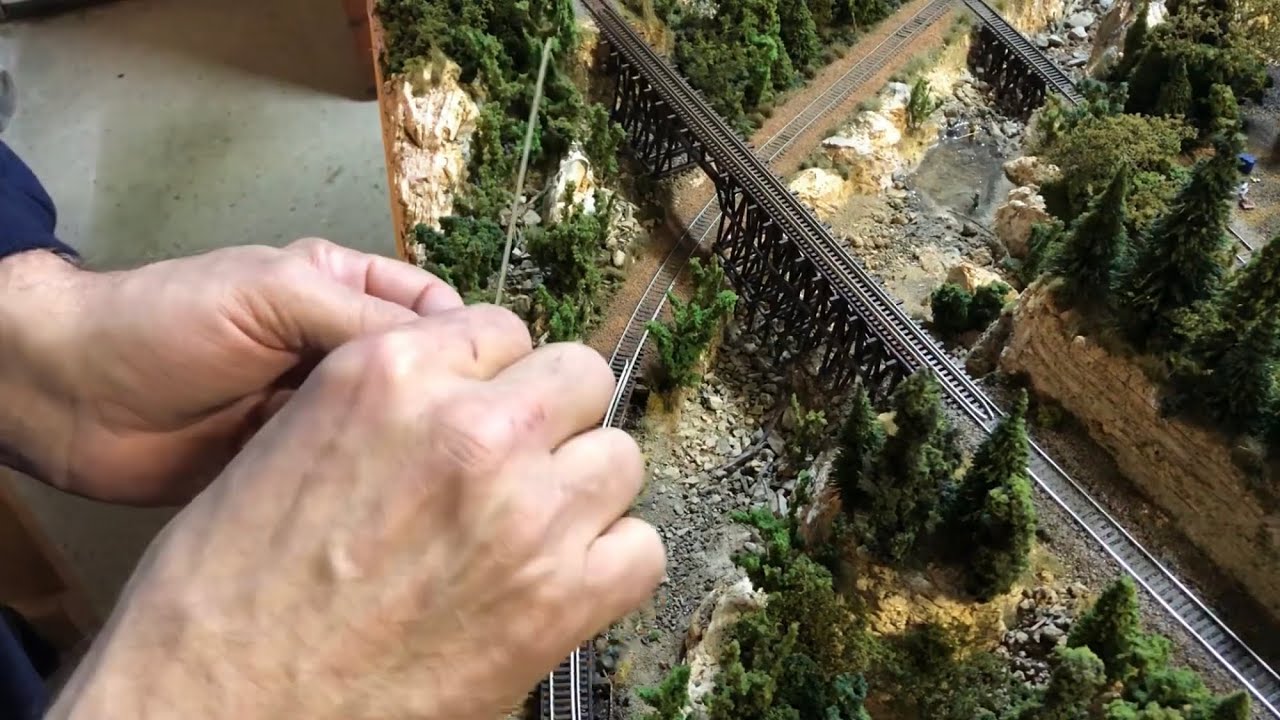 Adding Guard Rails to the N Scale Trestles Finally 😜- Model Railroad ...