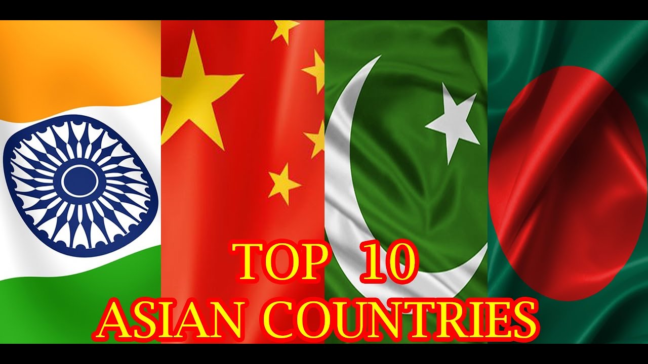Top 10 largest countries in Asia as per population | Countries with ...