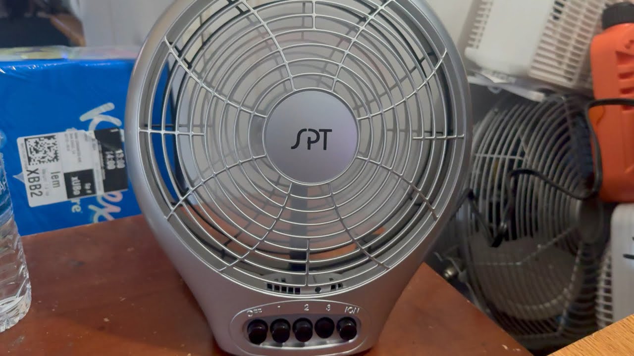 Spt Foldable High Velocity Fan - YouTube