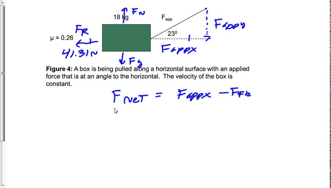 Angle Pull with Constant Velocity - YouTube