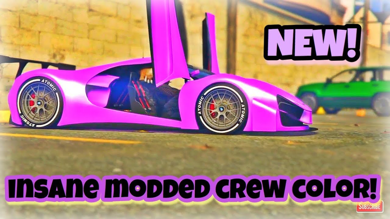 •NEW• GLOW IN THE DARK MODDED CREW COLOR **BRIGHTEST PURPLE EVER ...