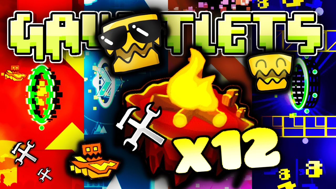 I BUILT 12 GAUNTLET THEMES IN 1 LEVEL - YouTube