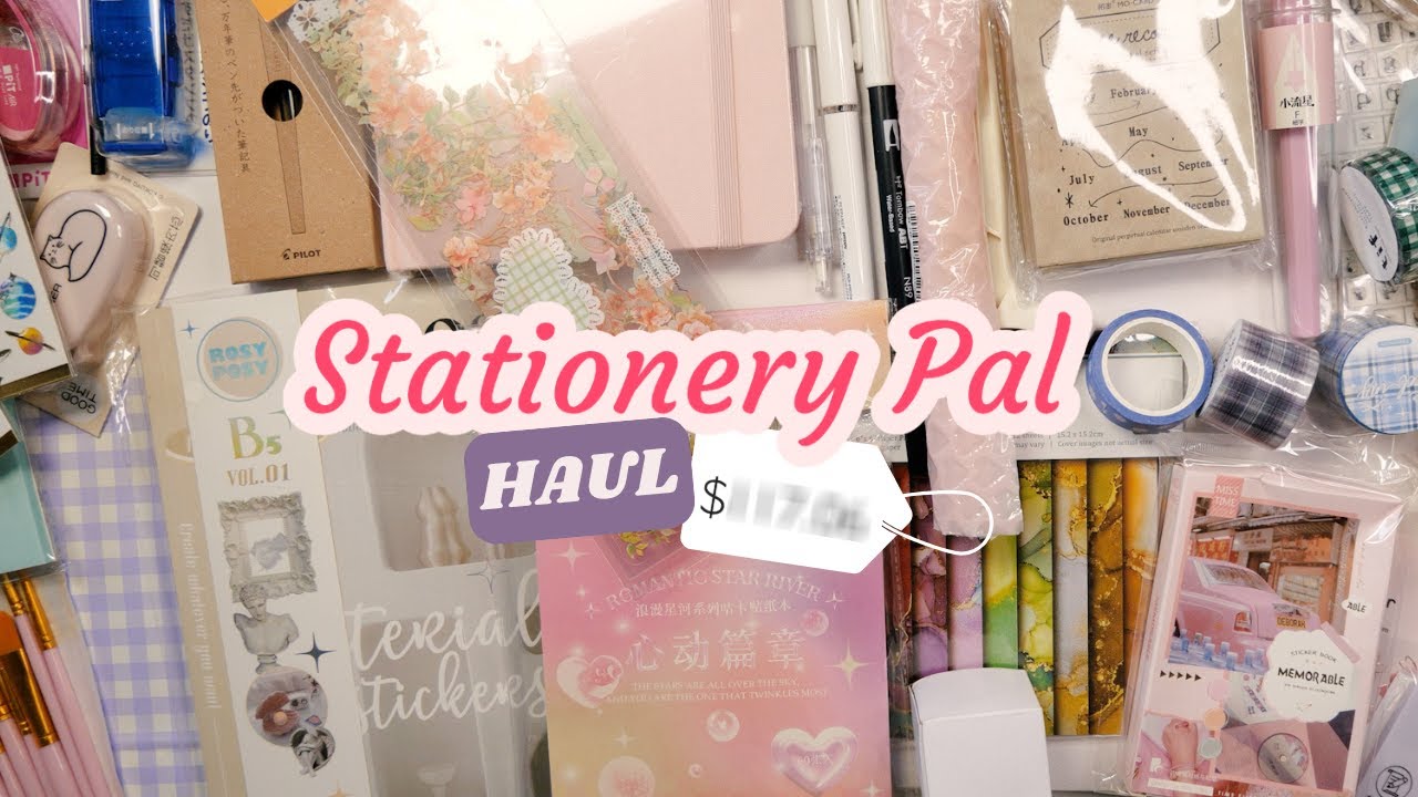 Notebook, fountain pen, stamps & sticker stock up Stationery Pal Haul ...