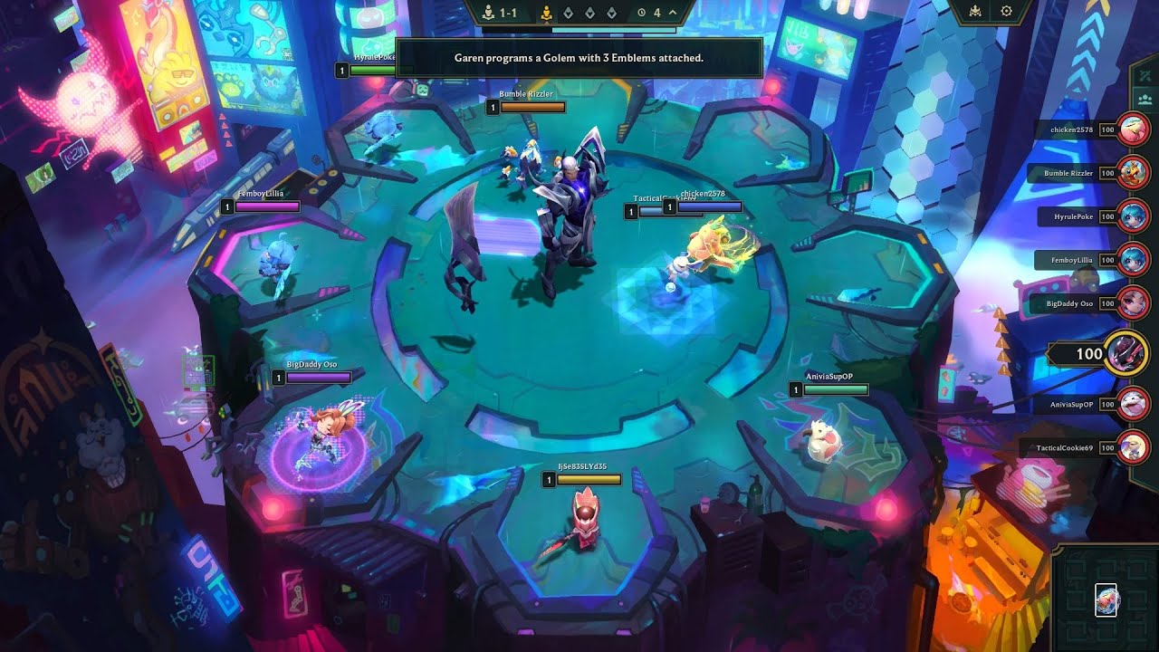 FIRST GAME IN CYBER CITY (PURE GAMEPLAY) | TFT SET 14 - YouTube