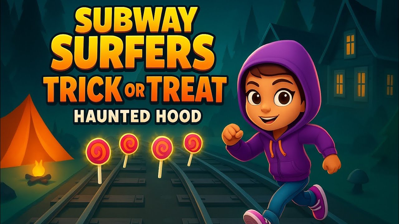 Subway Surfers Trick or Treat Haunted Hood 👻 | Halloween Run Challenge ...
