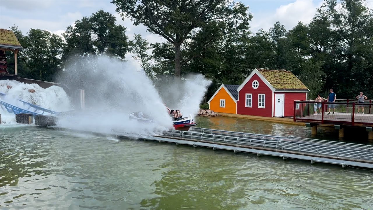 Fjord Explorer POV, New for 2024 Water Coaster at Le Pal - YouTube