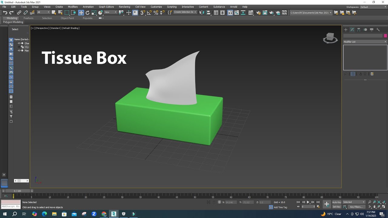 Tissue Box Modeling Tutorial . - YouTube