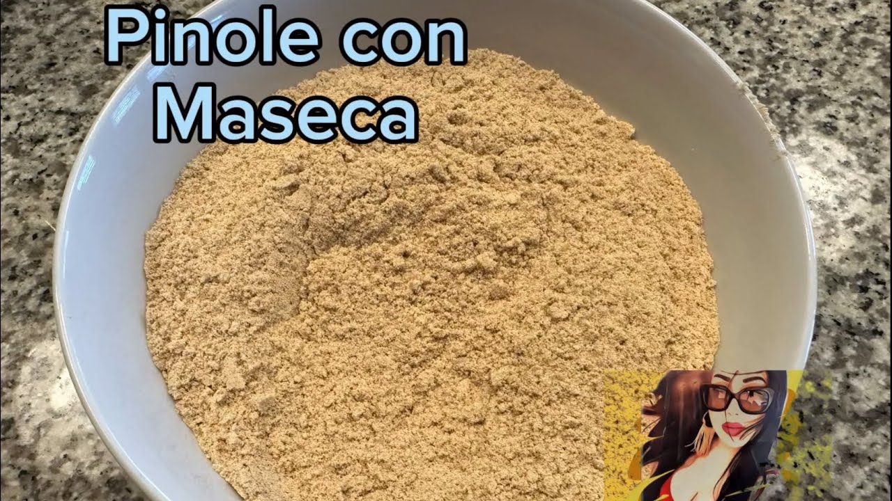 Pinole con tres ingredientes!! - YouTube