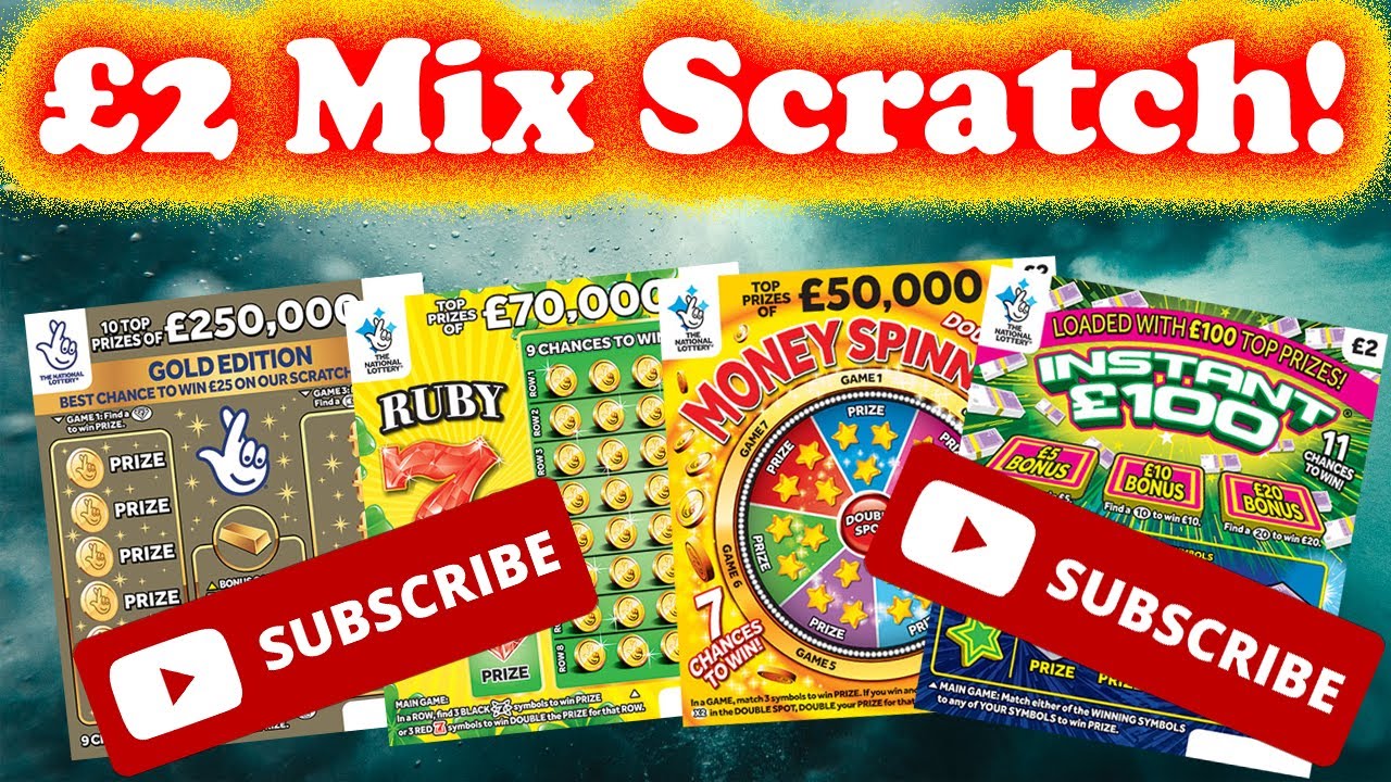 😍 Mix of scratch cards Ruby 7s, Gold Edition, Instant £100, Money ...