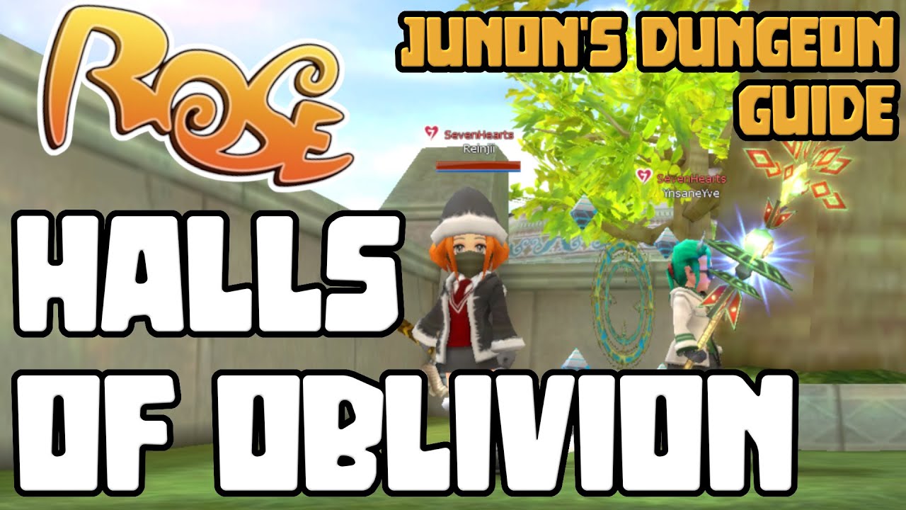 Halls of Oblivion GUIDE (Planet Junon Dungeon) Rose Online - YouTube