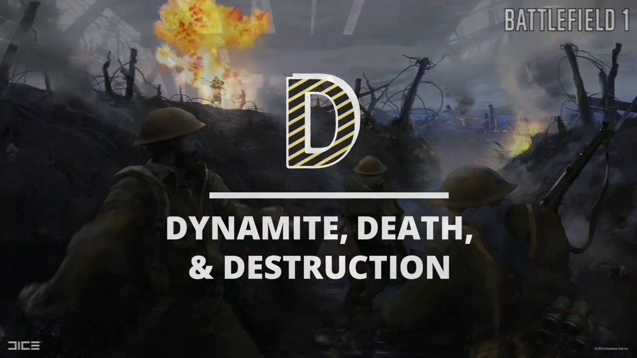 Battlefield 1 - Dynamite, Death, & Destruction - YouTube