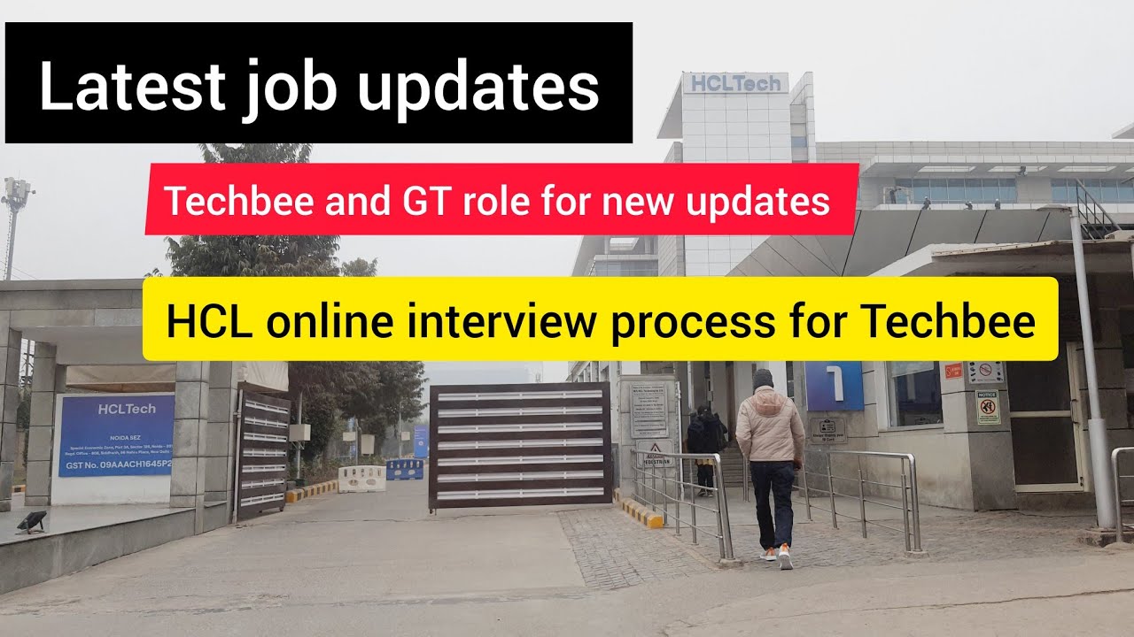 Important updates for GT or Techbee in hcl|| Hcl online interview ...