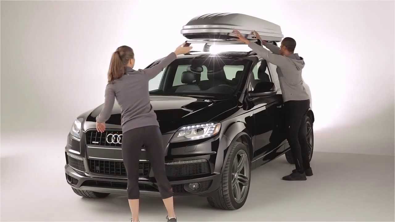Audi Genuine Accessories Ski & Luggage Box Installation - YouTube