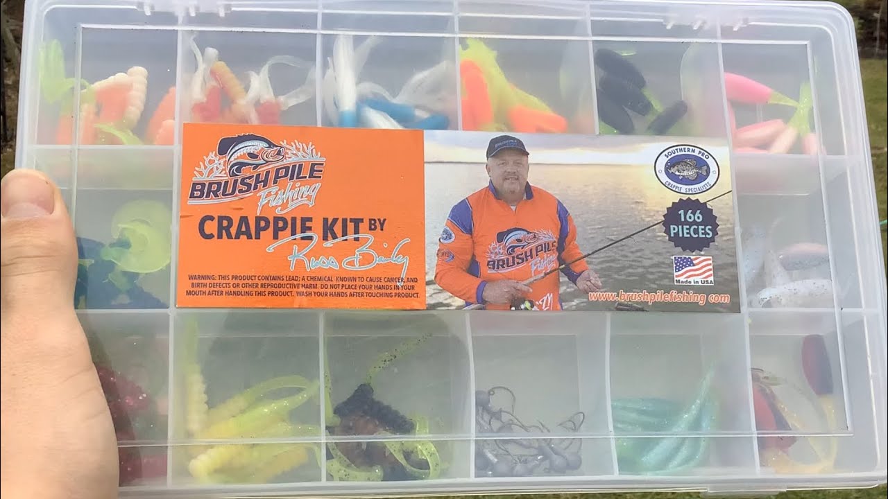 Opening an EPIC Brush pile fishing CRAPPIE KIT by RUSS BAILEY! - YouTube