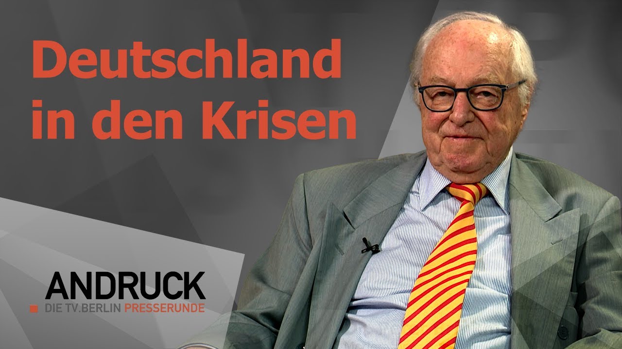 Andruck der Pressetalk - Deutschland in den Krisen - YouTube