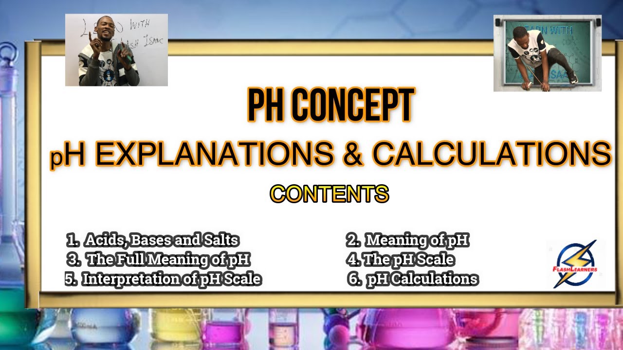 pH Explanations And Calculations In Chemistry - YouTube