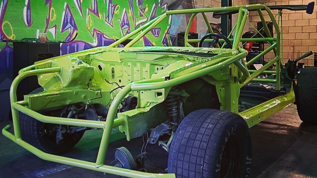 Death Kart gets some paint!!! - YouTube