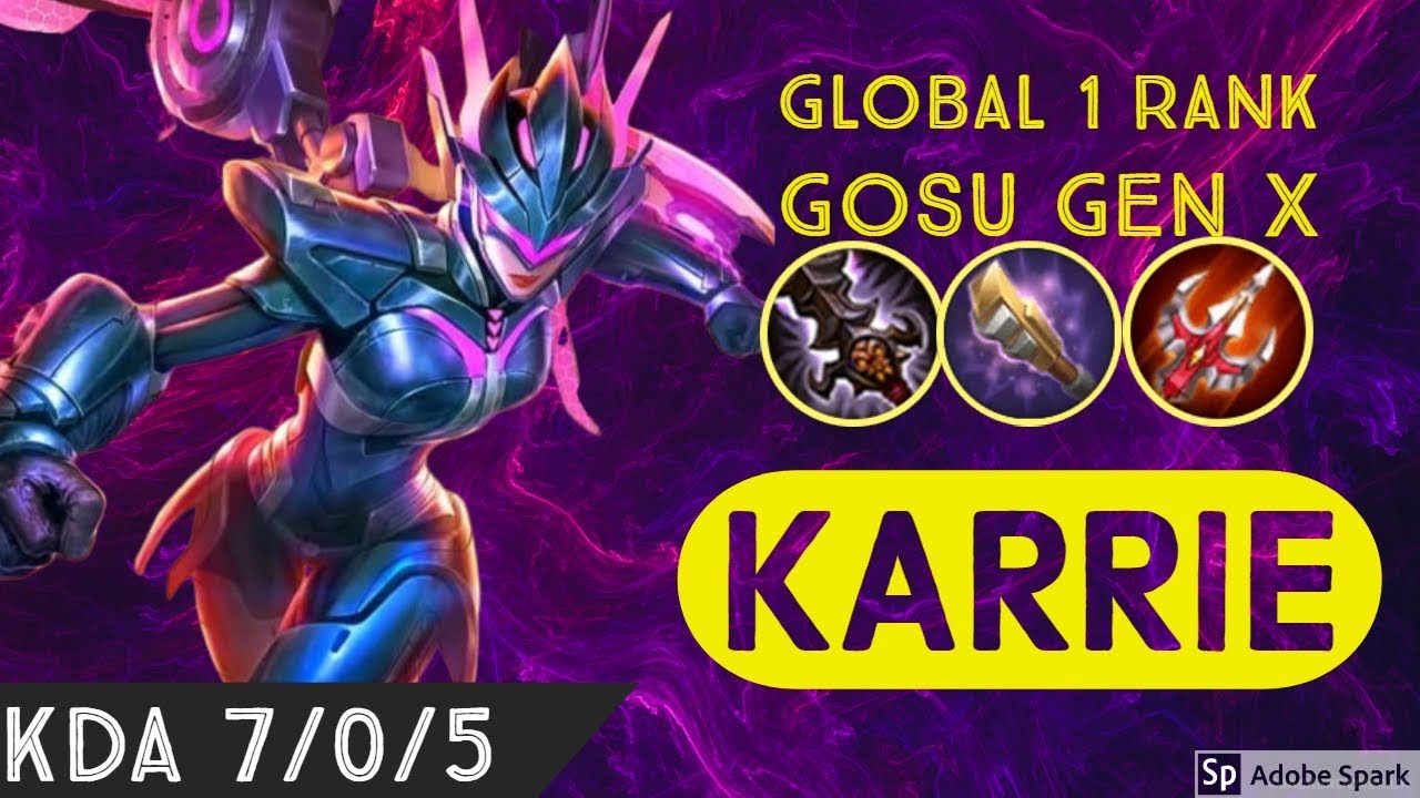 BELAJAR POSITIONING MARKSMAN DARI TOP GLOBAL 1 GOSU GEN X PAKE KARRIE ...