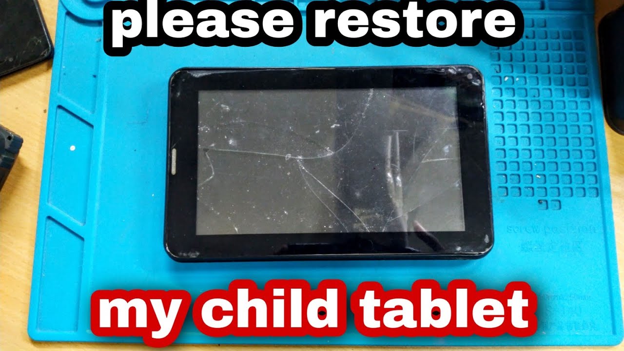 Restore broken childrens China tablet | replacing touch and lcd - YouTube