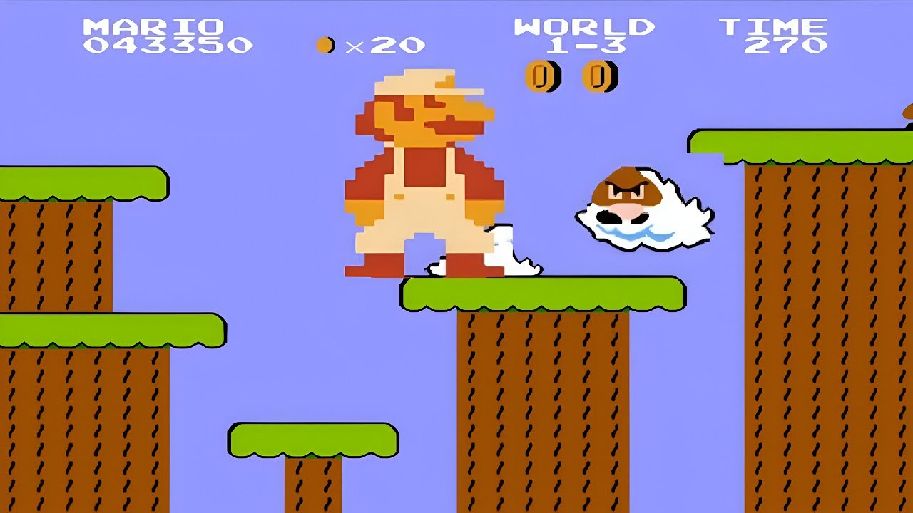 Giant Mario V1.2 (NES) Full HD 4K Walkthrough - YouTube