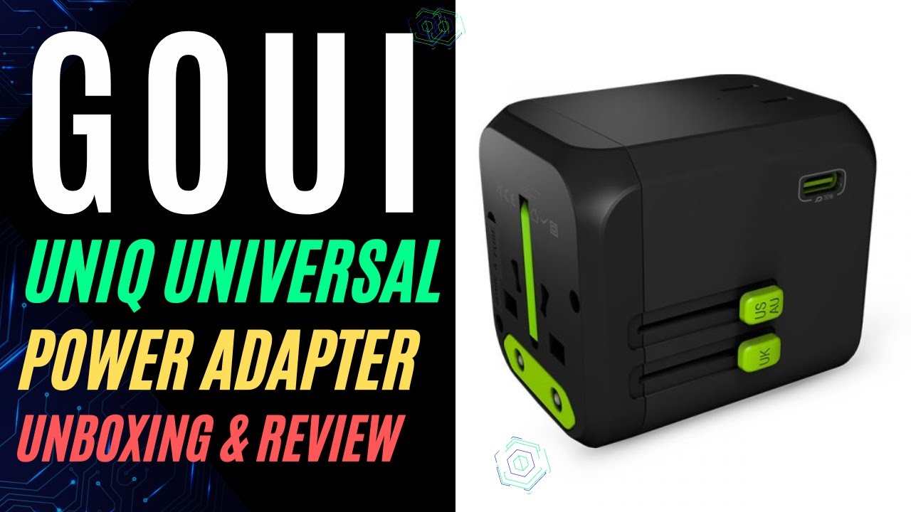 Goui Uniq Universal Power Adapter || GOUI UNIQ WORLD TRAVEL ADAPTER ...
