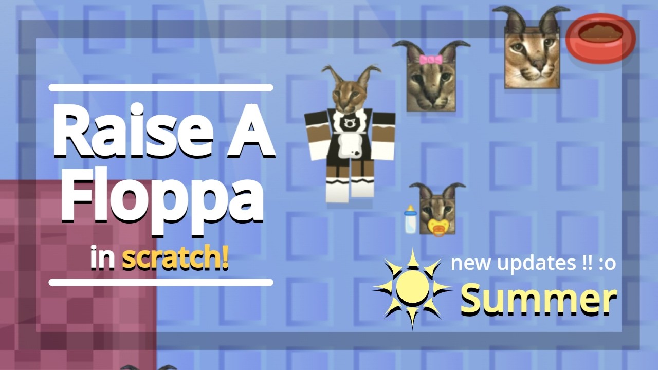 Raise a Floppa in scratch | new updates !! :o - YouTube