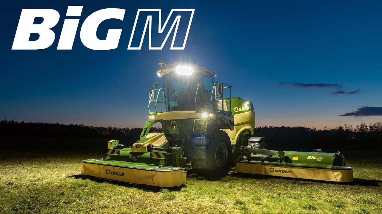 KRONE BiG M – the grass-gobbling monster - YouTube