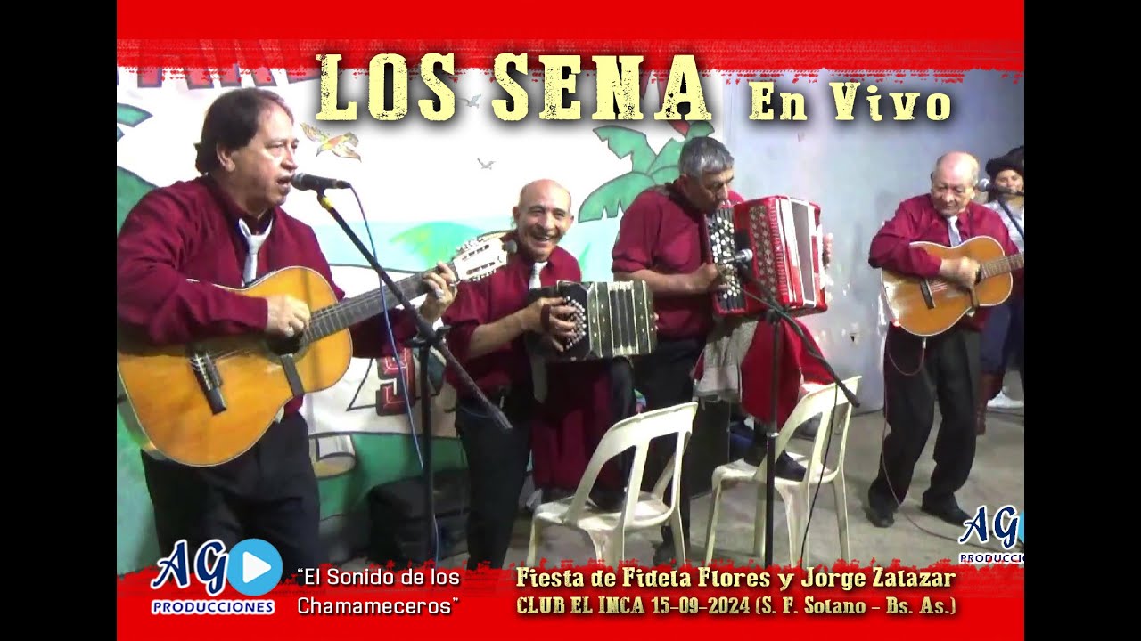 LOS SENA EN VIVO | Fiesta de Fidela Flores y Jorge Zalazar | CLUB EL ...