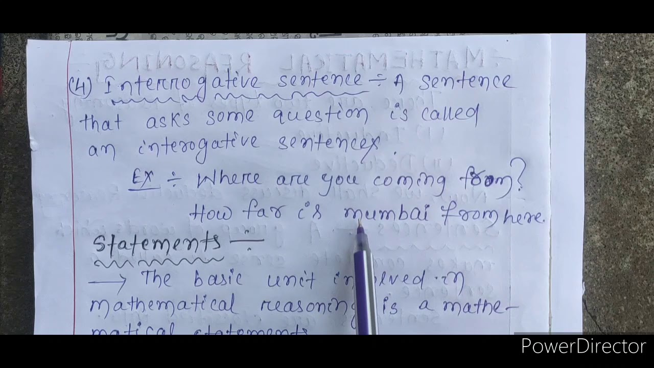 MATHEMATICS || MATHEMATICAL REASONING CLASS 1 || Introduction and ...