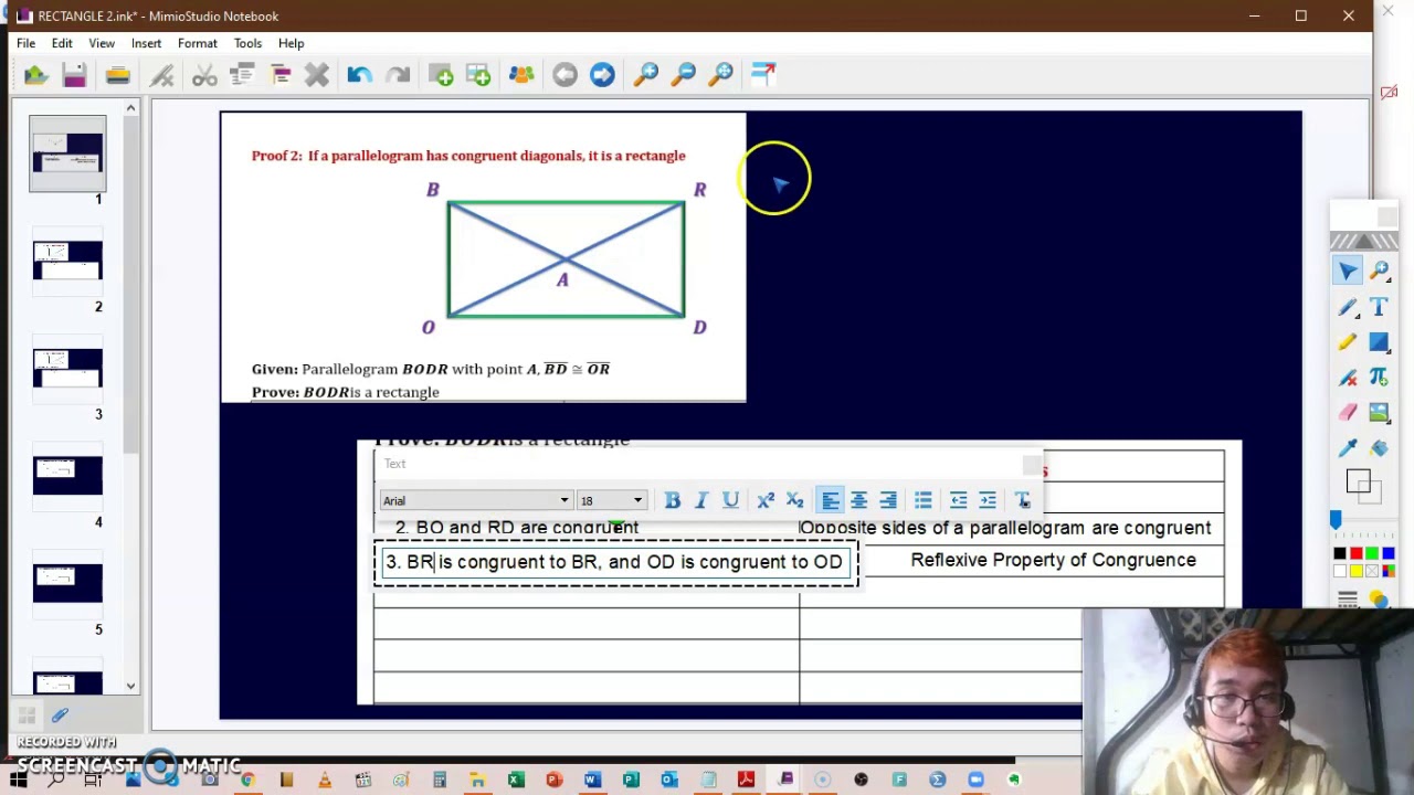 Rectangles Part 2 Proofs on Properties of a Rectangle - YouTube