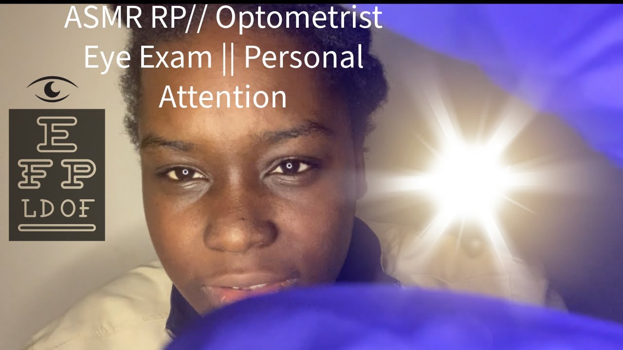 ASMR RP// Optometrist Eye Exam || Personal Attention - YouTube