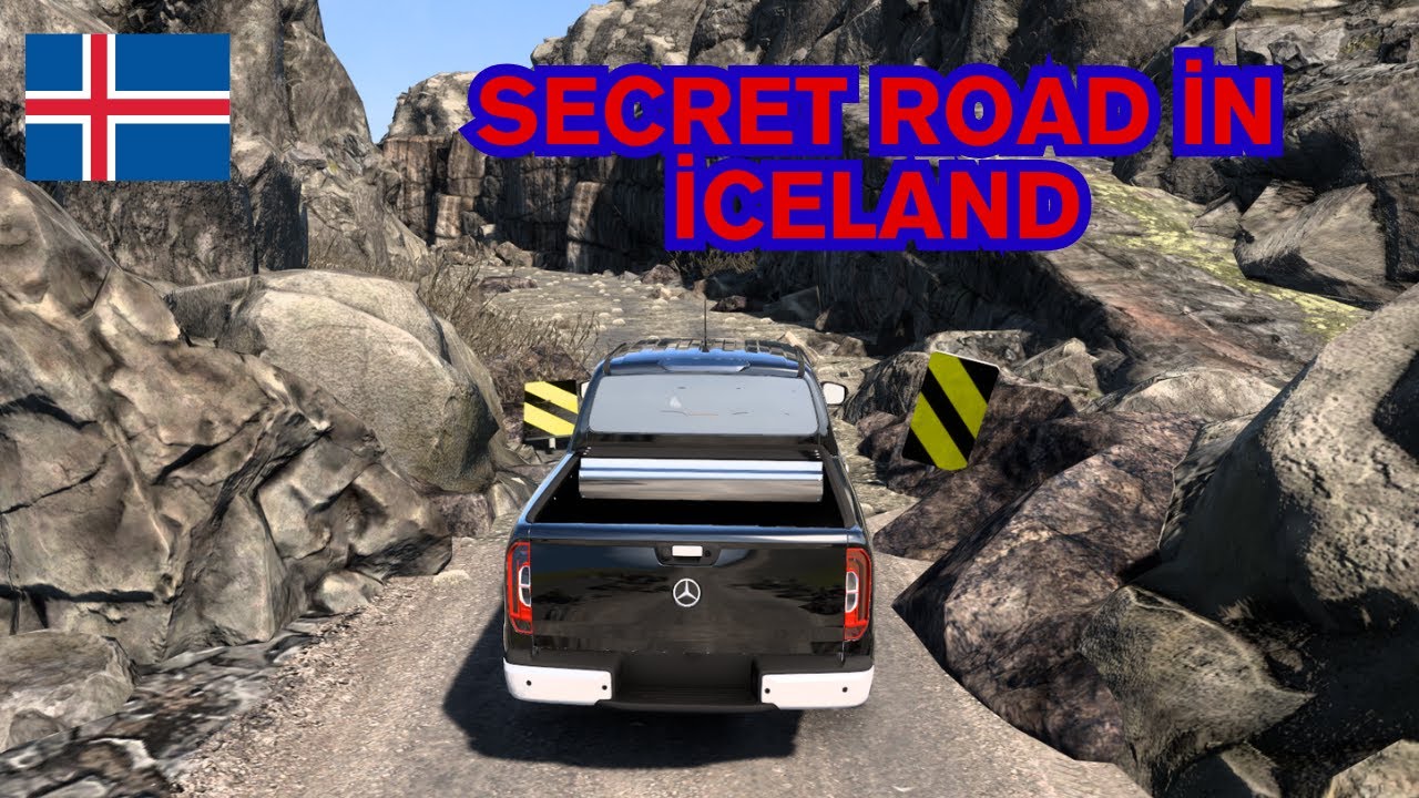 The Most Dangerous Road İn Ets 2 (Secret Road İn Iceland) - YouTube