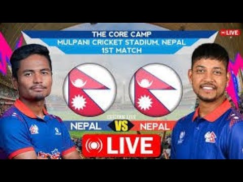 NEPAL RED VS NEPAL BLUE | MATCH 1 | THE CORE CAMP NEPAL BLUE VS NEPAL ...