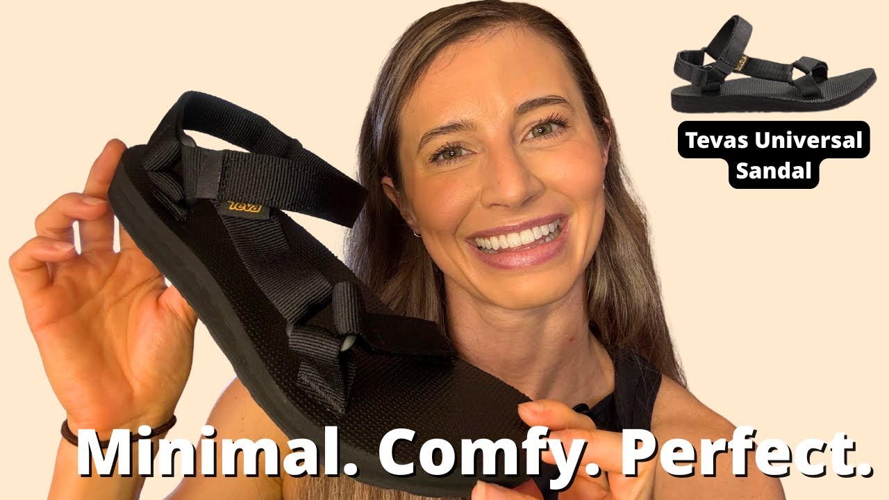 🖤 Teva All-Black Sandals Review | Minimalist, Comfy & Perfect for ...