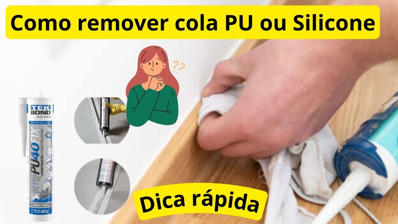 Como tirar cola PU da cerâmica. Muito fácil e rápido - YouTube