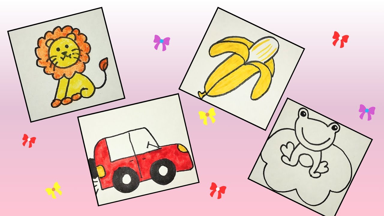 Drawings for Children | Easy Drawings | Art Activity for Kids - YouTube