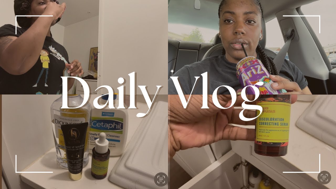 Daily Vlog | Stitch braids | FACE WASH ROUTINE - YouTube