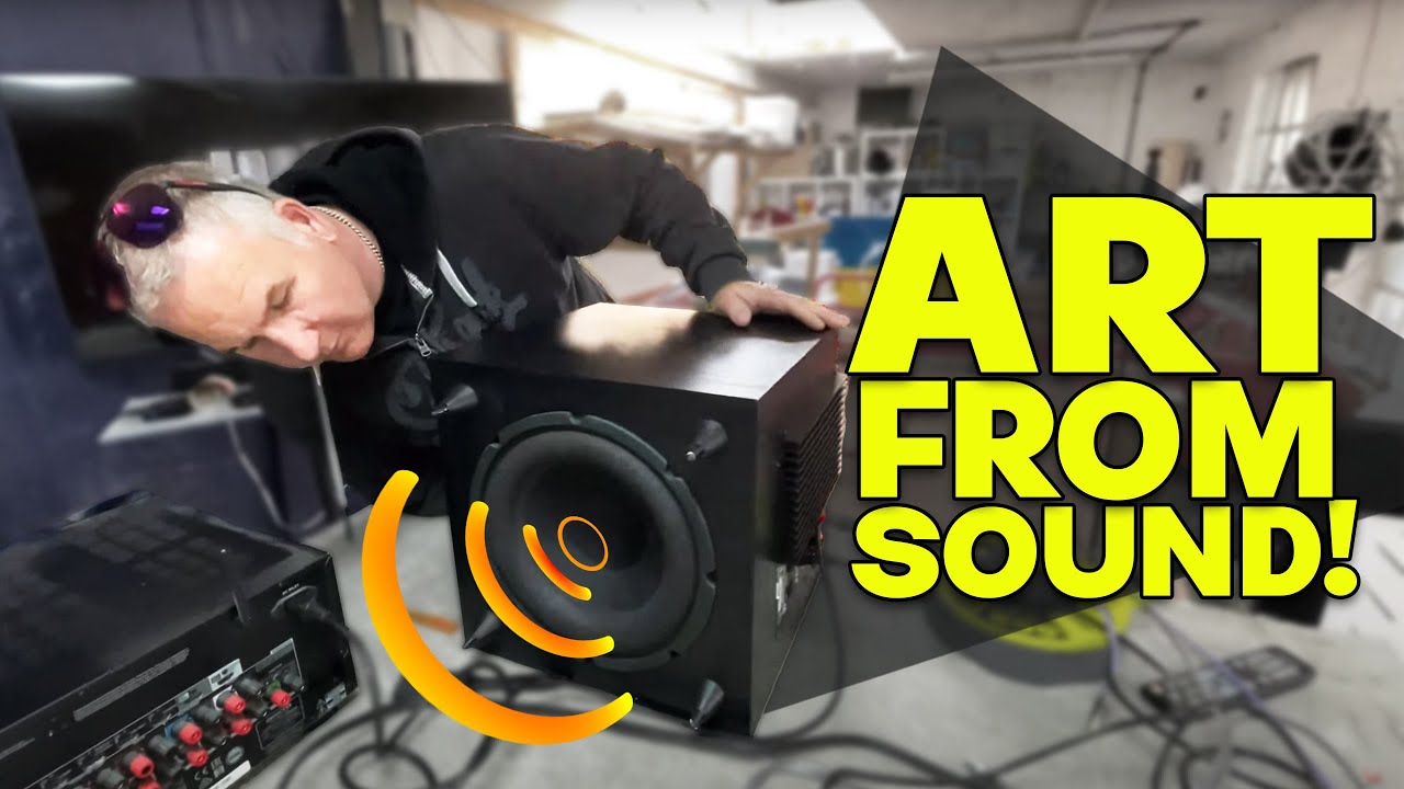 SOUND WAVES making ART - the ULTIMATE HOW-TO GUIDE! - YouTube